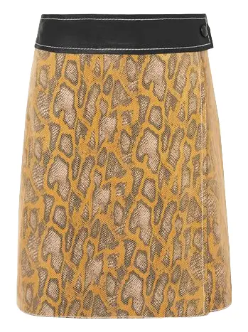 STAND STUDIO Mini Flared Skirt - Beige