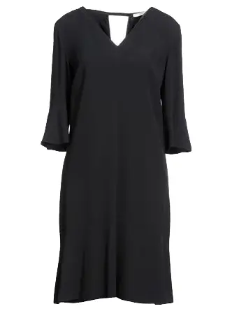SEVENTY VENEZIA Mini Flared Dress - Black