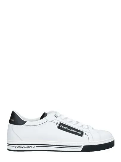 Dolce & Gabbana Soft Leather Sneakers - White