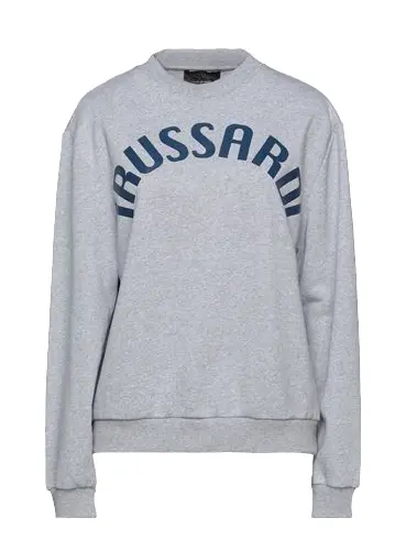 TRUSSARDI Cotton-blend French Terry Sweatshirt - Grey