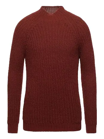 BROOKSFIELD Turtleneck Knit Top - Red