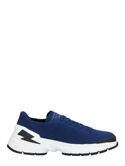 Neil Barrett Textile Fiber Sneakers - Blue