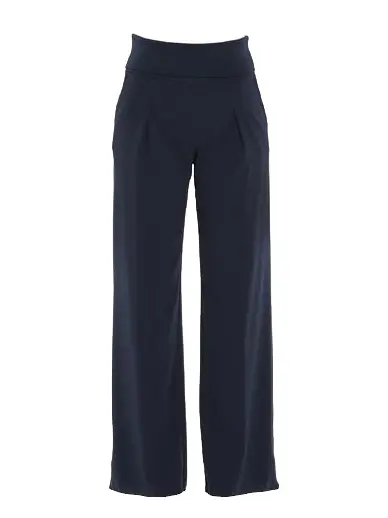 MANILA GRACE Wide-leg Pants - Blue