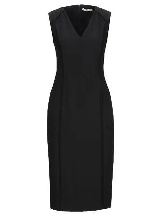 SEVENTY VENEZIA Sergio Tegon Collection Midi Dress - Black