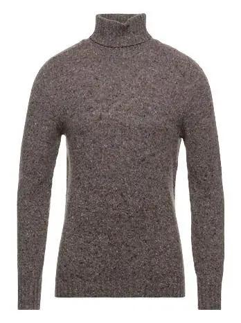 DRUMOHR Turtleneck In Virgin Wool, Cashmere, And Polyamide - Brown