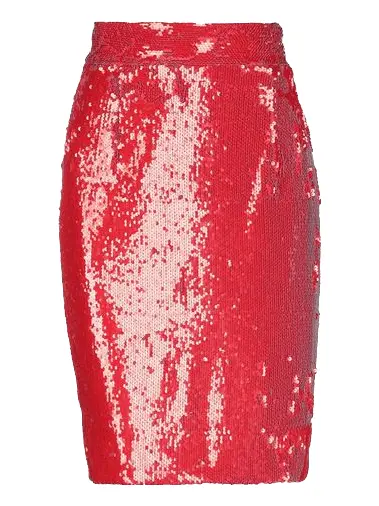 DONDUP Sequined Midi Skirt - Red