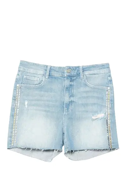 MANILA GRACE Denim Shorts - Blue