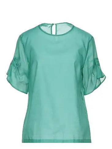 Peserico Embellished Crepe Top - Green