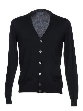 ZANONE Virgin Wool & Polyamide Cardigan - Blue