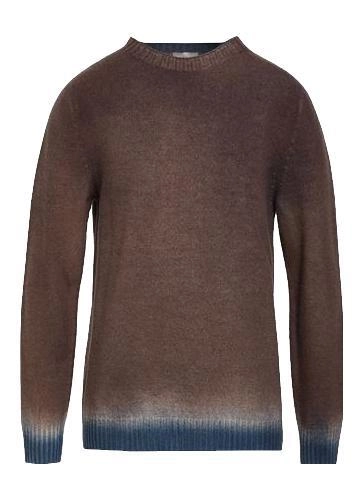 Altea Virgin Wool And Cashmere Crewneck Sweater - Brown