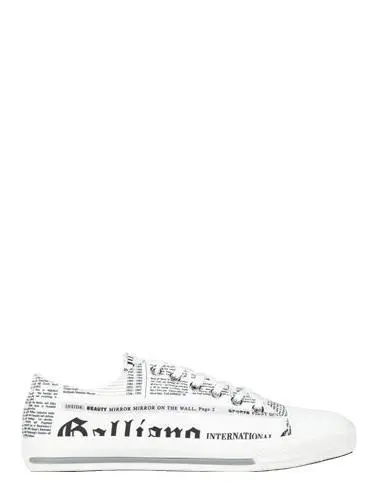 John Galliano Textile Sneakers - White