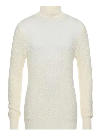 GRAN SASSO Turtleneck In Virgin Wool - Ivory