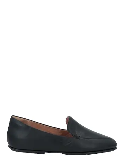 Fitflop Leather Loafers - Black