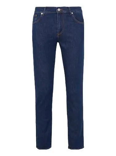 8 BY YOOX Jeans Size Organic Cotton, Elastane - Blue