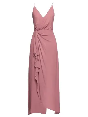 Atos Lombardini Maxi Georgette Dress - Pink