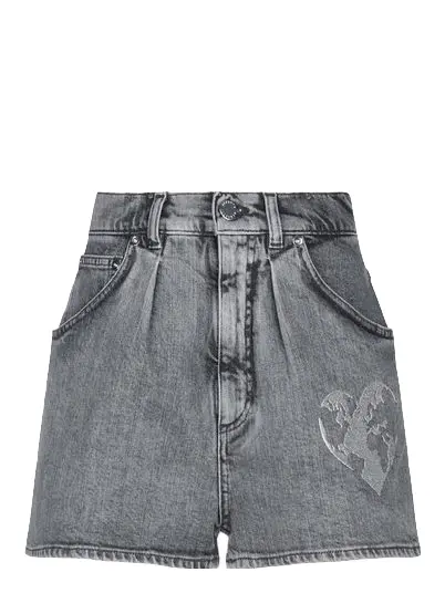 Alberta Ferretti Denim Shorts - Grey