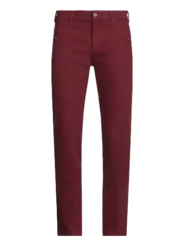HARMONT & BLAINE Straight Leg Twill Pants - Red