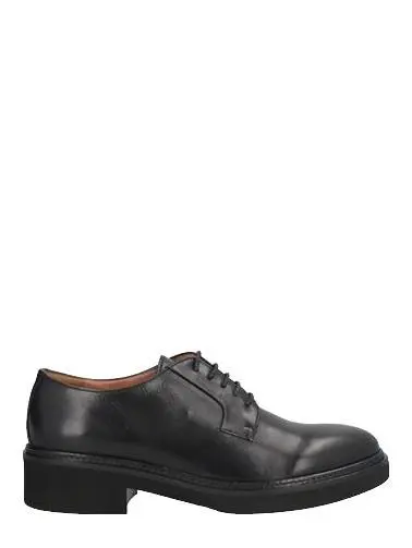 CALPIERRE Leather Derby Shoes - Black