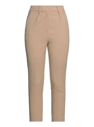 AGLINI Skinny Fit Flannel Pants - Beige