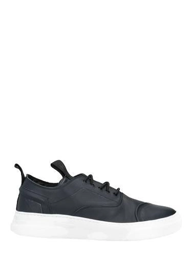 BRUNO BORDESE Soft Leather And Textile Sneakers - Navy