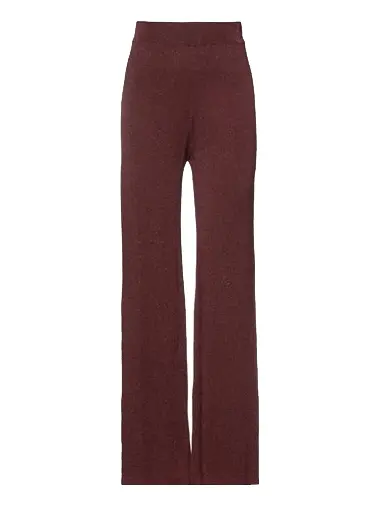 8PM Wide Leg Knit Pants - Red