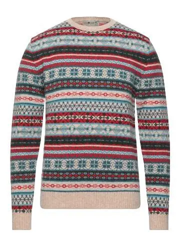 IRISH CRONE Wool Sweater - Red