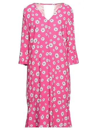 SEVENTY VENEZIA Midi Floral Dress - Pink