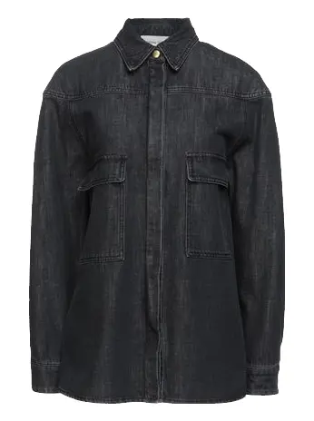 Alberta Ferretti Denim Shirt - Black