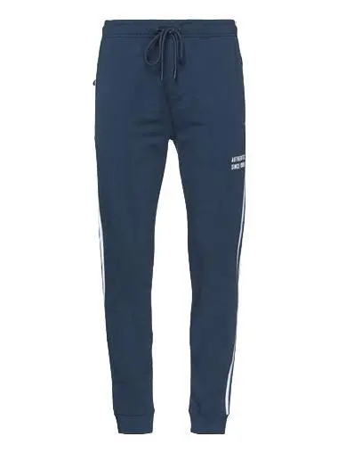 BIKKEMBERGS Pants Midnight Size Cotton, Elastane - Blue