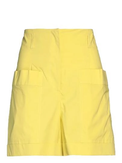 Liu Jo Shorts & Bermuda Shorts Size Cotton, Elastane - Yellow