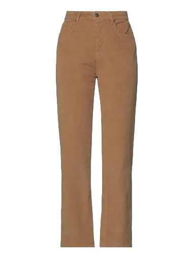 TWINSET Straight-leg Velvet Pants - Beige