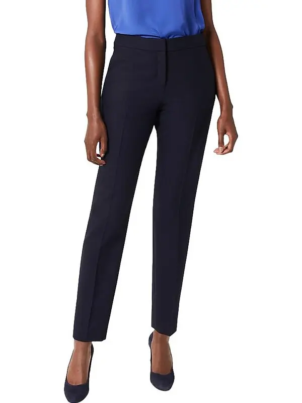 HOBBS LONDON Gael Slim Leg Trousers - Navy