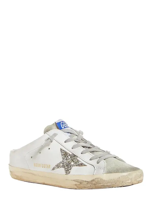 GOLDEN GOOSE Super-star Mule Sneakers - White Ice