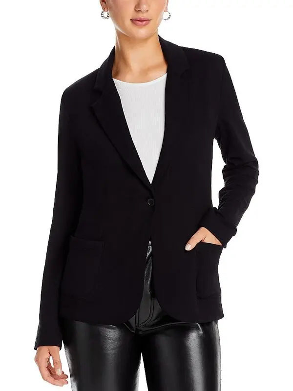 Majestic Filatures Knit Blazer - Noir
