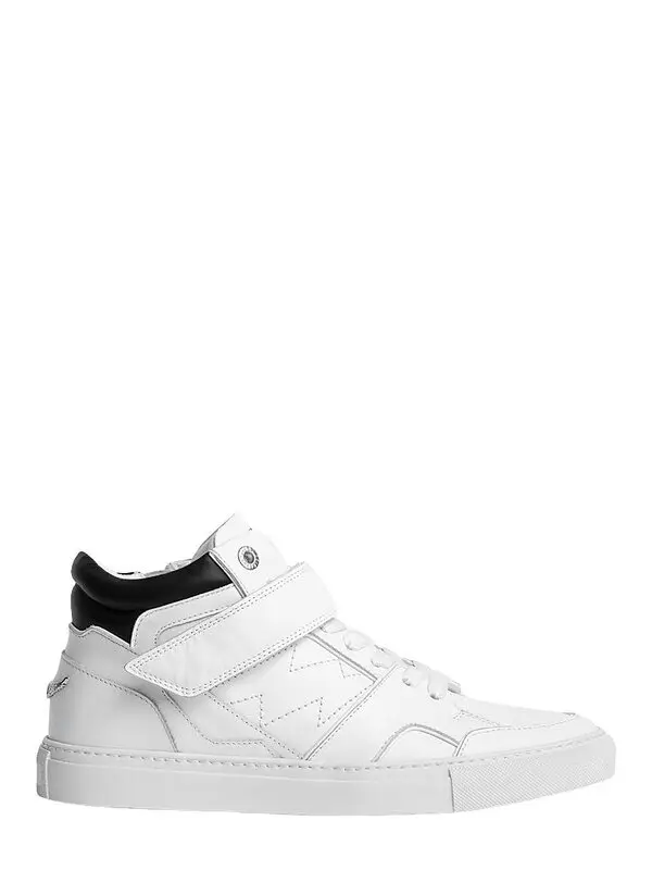 Zadig&Voltaire Mid Flash Sneakers - Blanc