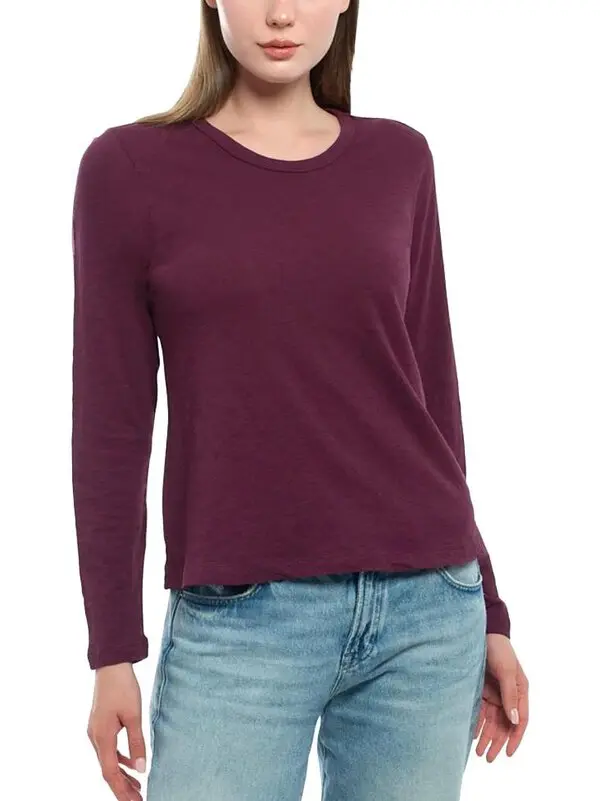 Wilt Long Sleeve Top - Dark Fig