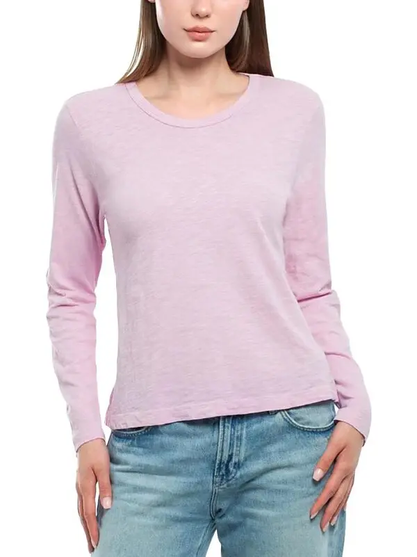 WILT CLOTHING Long Sleeve Crewneck Tee - Mauve Mist