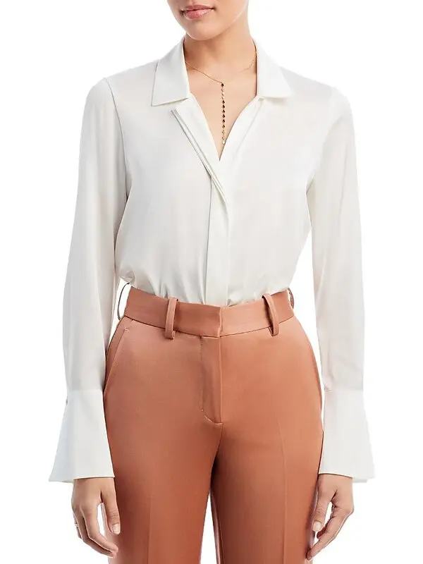 Kobi Halperin Liv Split Cuff Blouse - Ivory