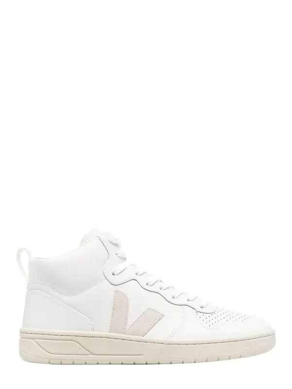 VEJA V-15 High-top Sneakers - White