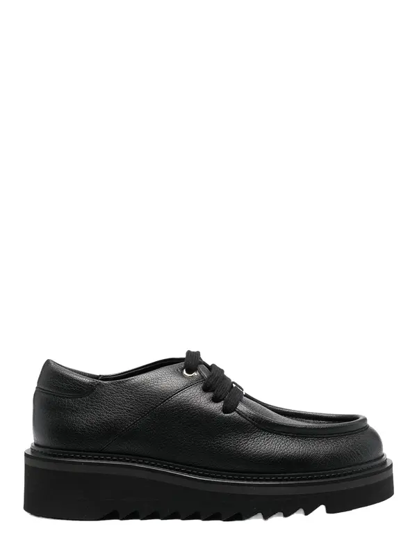 FERRAGAMO 50mm Chunky Lace-up Oxford Shoes - Black