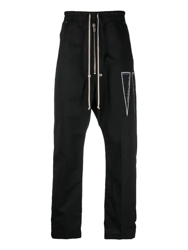 Rick Owens Drop-crotch Trousers - Black