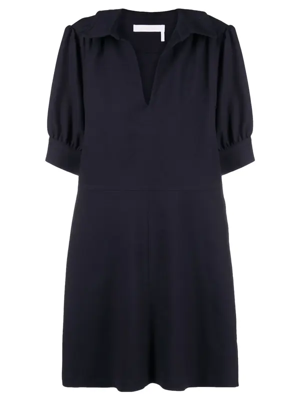 See By Chloé Short-sleeve Dress - Blue