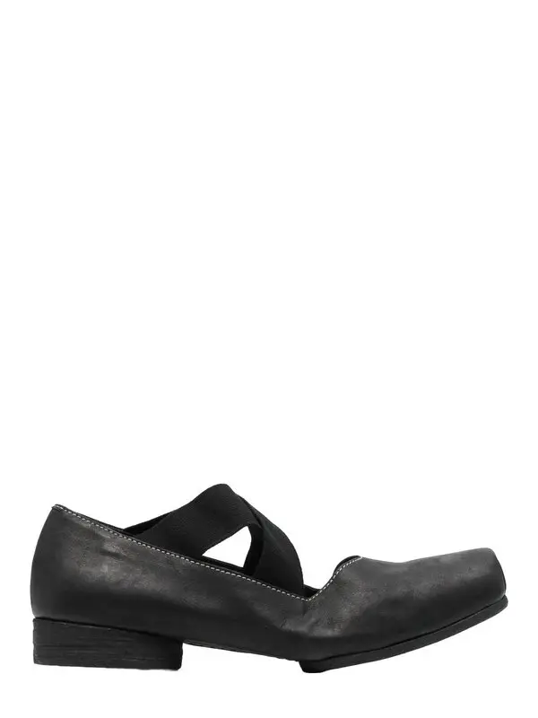 UMA WANG Square-toe Heeled Pumps - Black