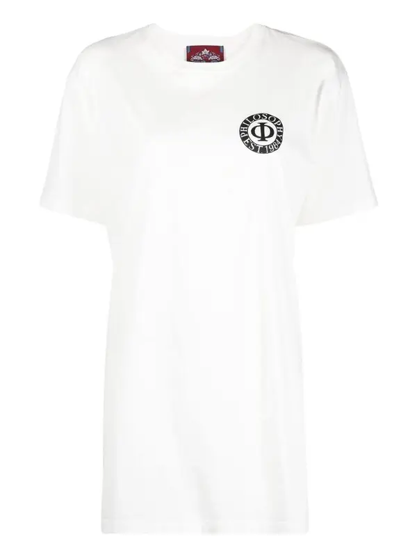 Philosophy Di Lorenzo Serafini Logo-print Short-sleeve T-shirt - White