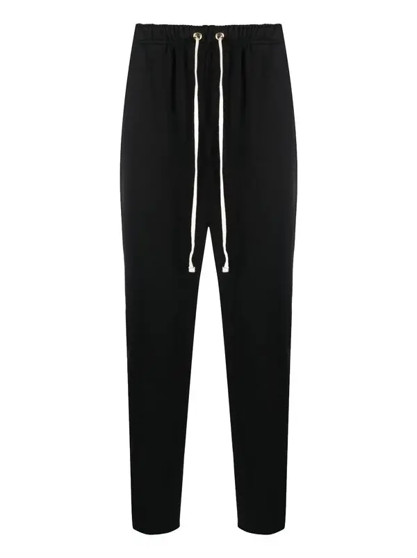 LES TIEN Fleece Track Pants - Jet Black