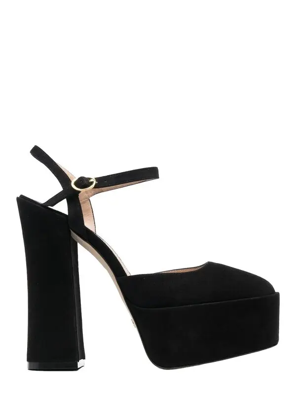 STUART WEITZMAN Square-toe 150mm Platform Pumps - Black