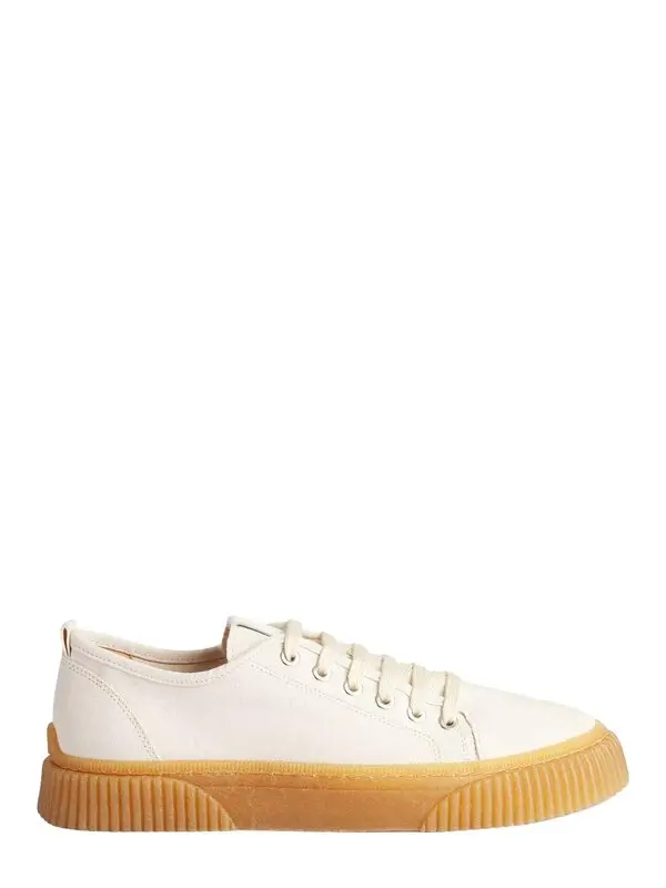 Ami Lace-up Low-top Sneakers - White