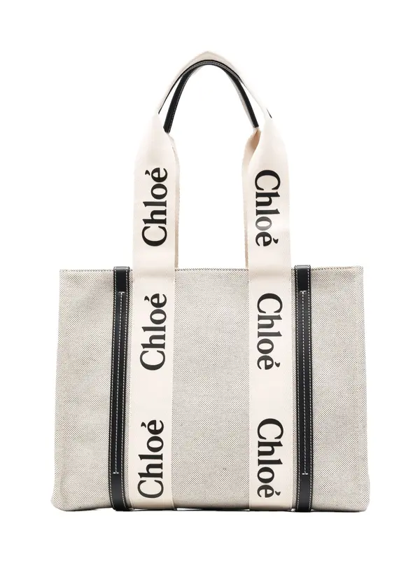 Chloé Woody Tote - Neutrals