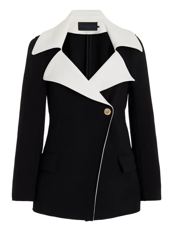 Proenza Schouler Re-edition Wool Bi-stretch Suiting Blazer - Black