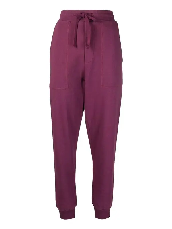 Nanushka Embroidered Logo Track Pants - Purple